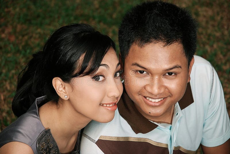 Happy Young Asian Couple stock photo. Image of hold, love - 6503098