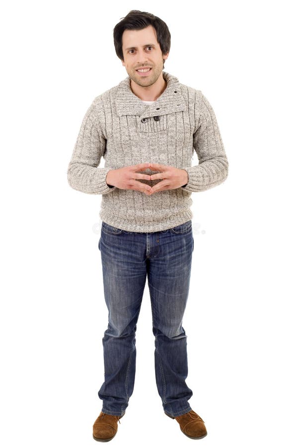 Happy stock photo. Image of posing, friendly, dude, ordinary - 94326810