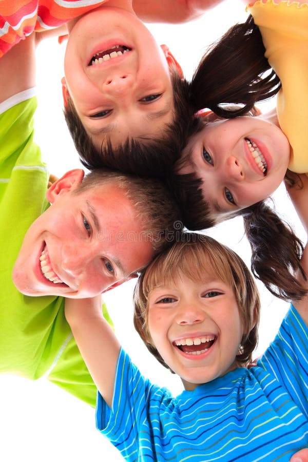 Happy young children stock photo. Image of friends, laugh - 11238248