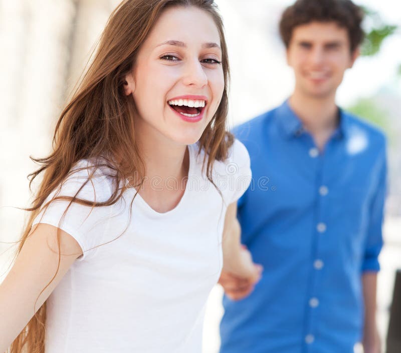 Happy young couple stock photo. Image of happiness, people - 32211368