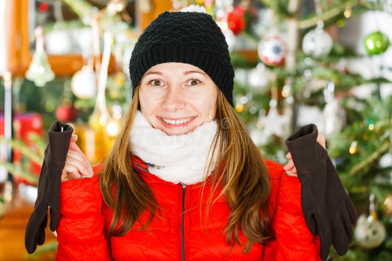 Happy young lady stock photo. Image of cute, fashion - 83379872