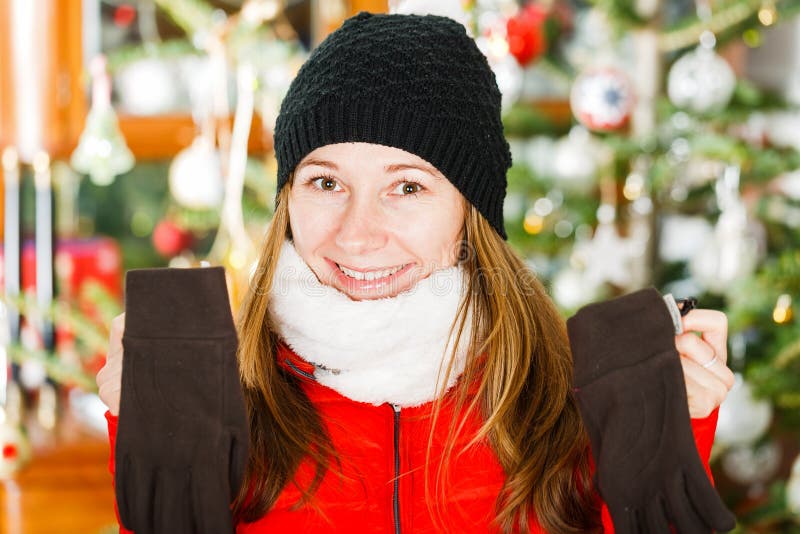 Happy young lady stock photo. Image of model, cloth, attractive - 94577044