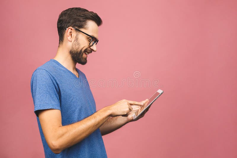 6,140 People Standing Using Tablet White Background Stock Photos - Free ...