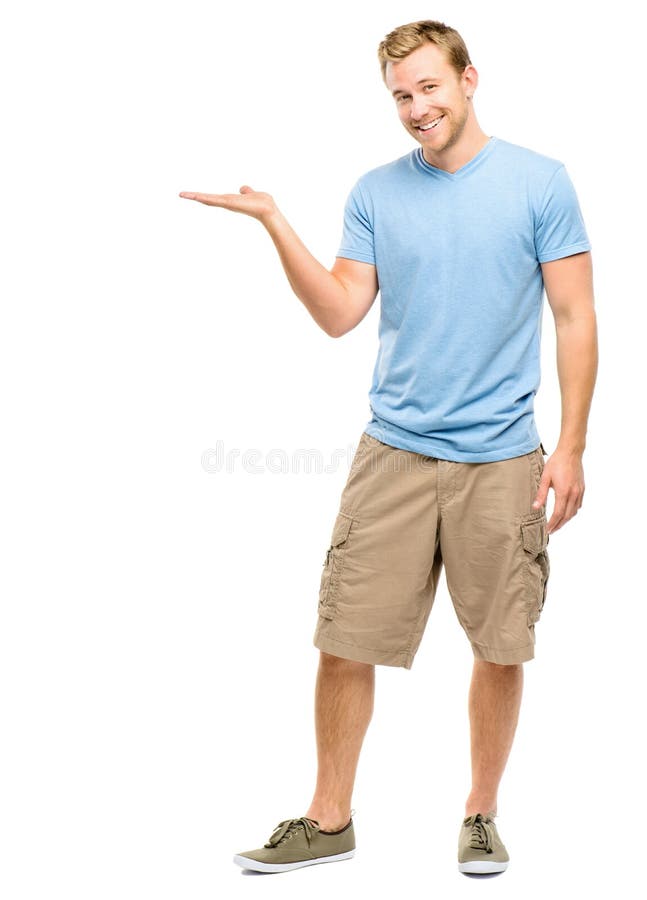 Attractive Young Man Thumbs Up Full Length on White Background Stock ... Attractive Young Man Thumbs Up Full Length on White Background Stock ...
