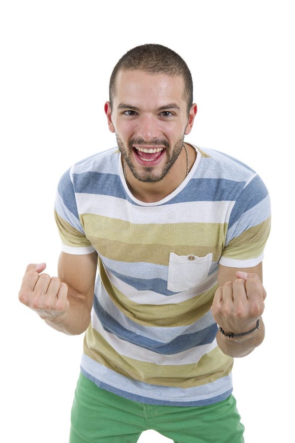 Winning stock photo. Image of happy, person, smart, winner - 37855510