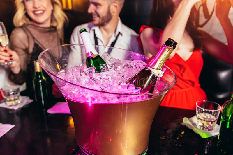 Young People Having Fun at Nightclub Stock Image - Image of ...