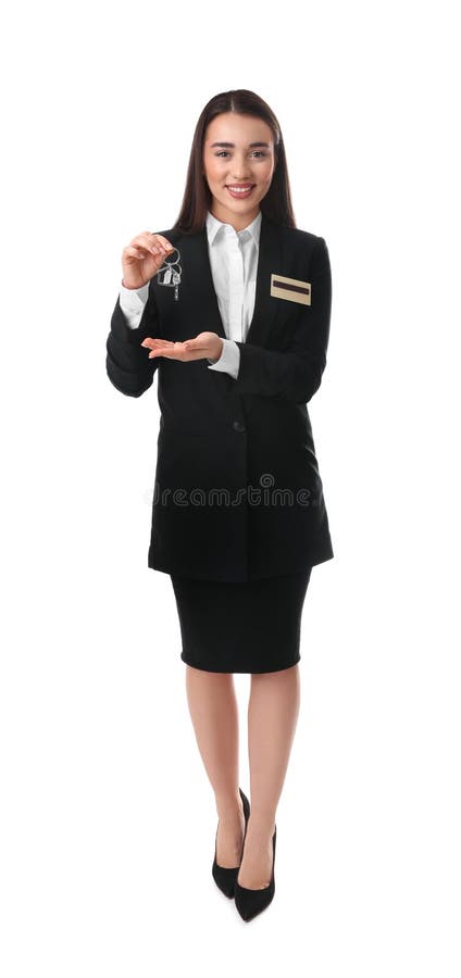178 Female Hotel Receptionist Uniform White Background Stock Photos ...