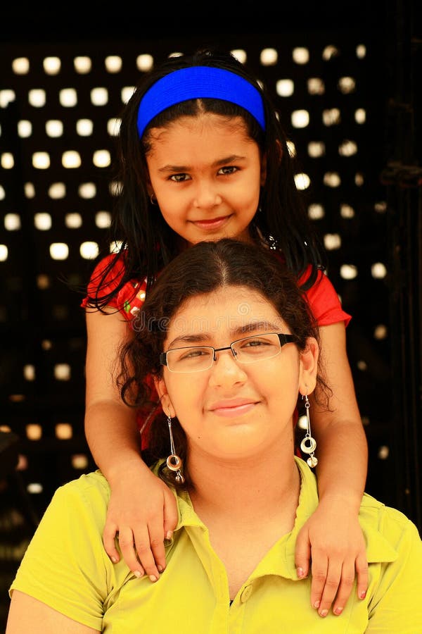 Two Asian Sisters of Indian Origin Stock Image - Image of complexion ...