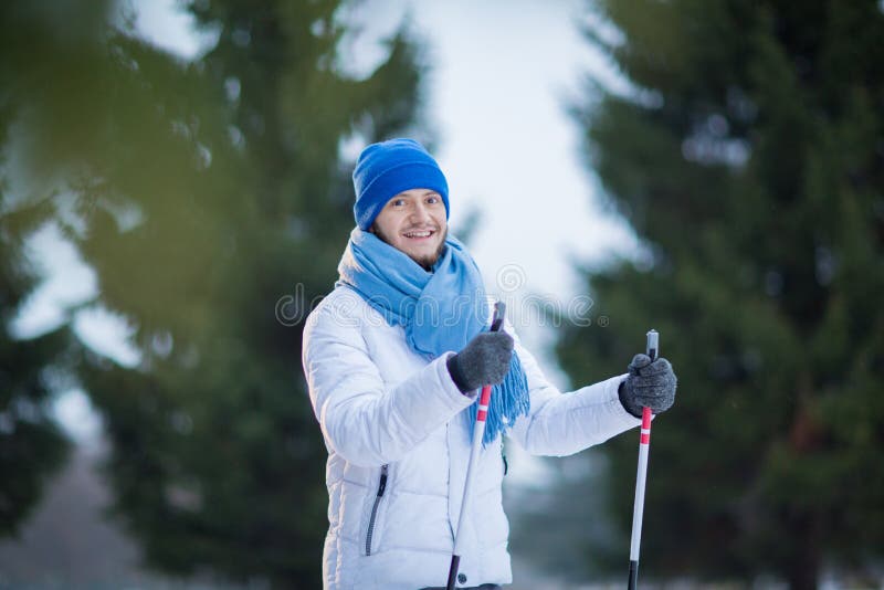 Active guy stock image. Image of skier, sporty, activity - 109086993