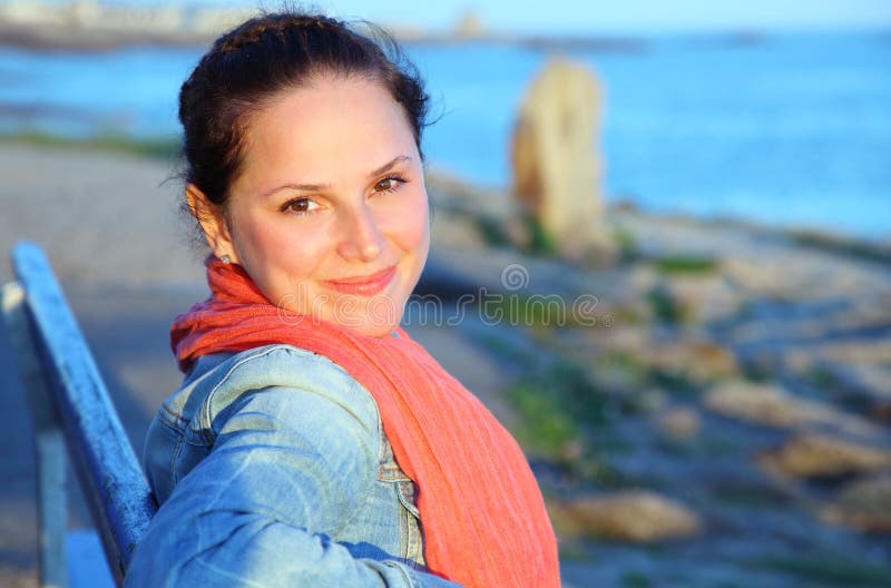 Happy young woman stock image. Image of lady, pleasure - 15802987