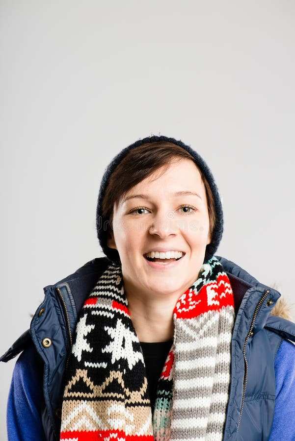 Portrait Real People High Definition Grey Background Stock Image ...