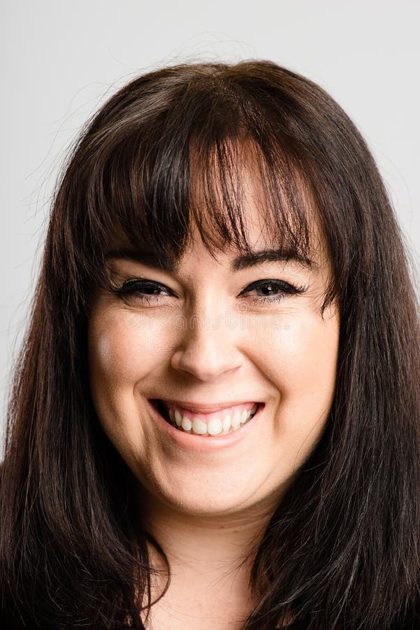 Portrait Real People High Definition Grey Background Stock Image ...