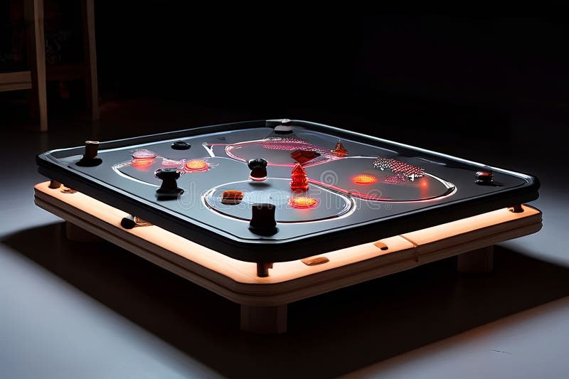 Haptic Feedback Coffee Table a Coffee Table with Haptic Feedback Stock ...