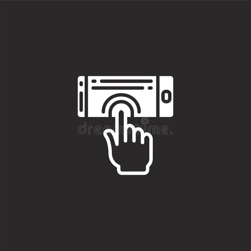 Haptic Icon. Filled Haptic Icon for Website Design and Mobile, App ...