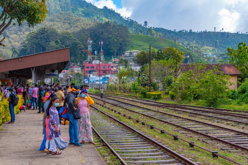Haputale, Sri Lanka, January 30, 2022: Haputale Train Station at ...