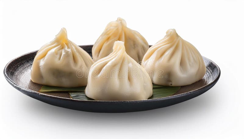 Har Gow Dumpling Side View Full Length Isolate on White Background PNG ...