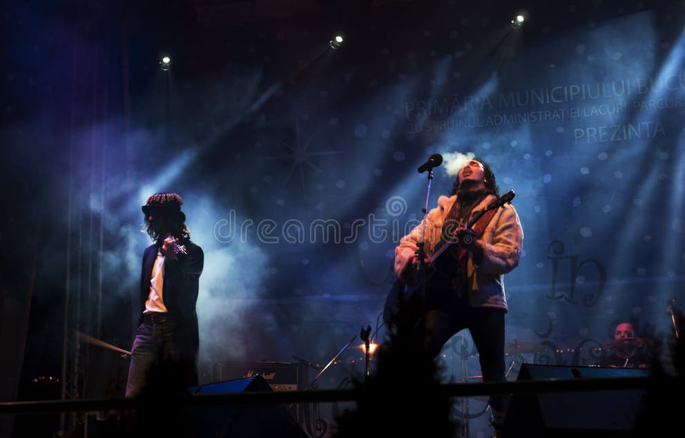 Hara-Romanian Pop-rock Band Editorial Photography - Image of concert ...