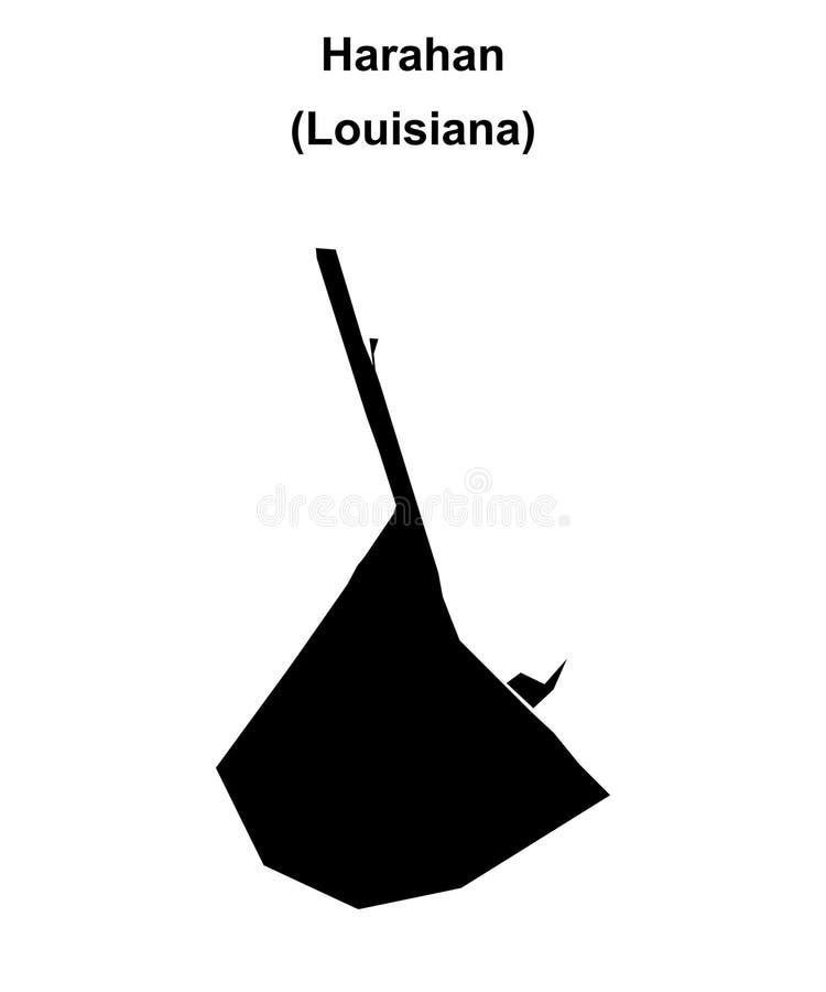 Harahan Outline Map Stock Illustrations – 1 Harahan Outline Map Stock ...