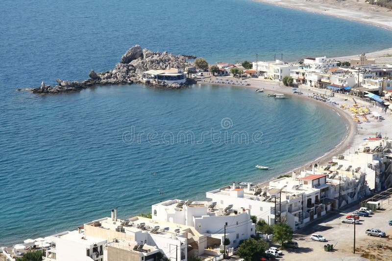 Haraki Town in Rhodes Island Stock Photo - Image of ruins, rhodes: 45515852
