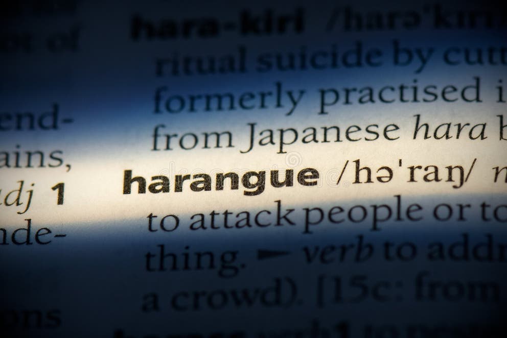 Harangue stock image. Image of paper, focus, linguistic - 161576755