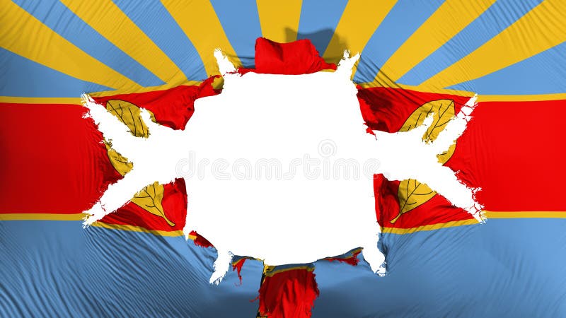 Harare City Flag On Flagpole Stock Illustration - Illustration of ...