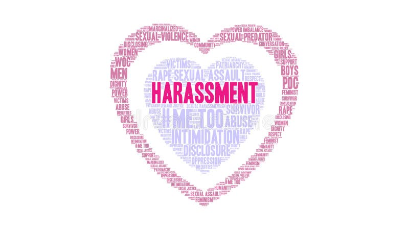 Sexual Harassment Icon Animation Stock Footage - Video of flirt, crime ...