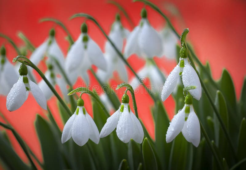 Harbinger of spring stock image. Image of white, humidity - 172848997