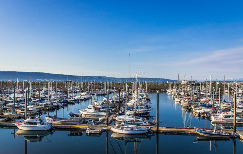 Harbor in Homer, Alaska editorial stock image. Image of beautiful ...