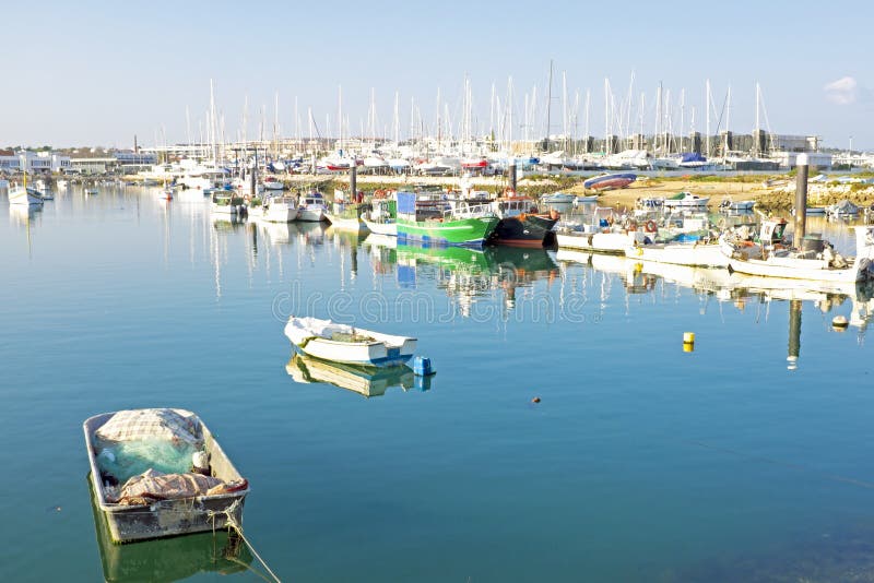 Harbor from Lagos Portugal stock image. Image of outdoor - 41205201