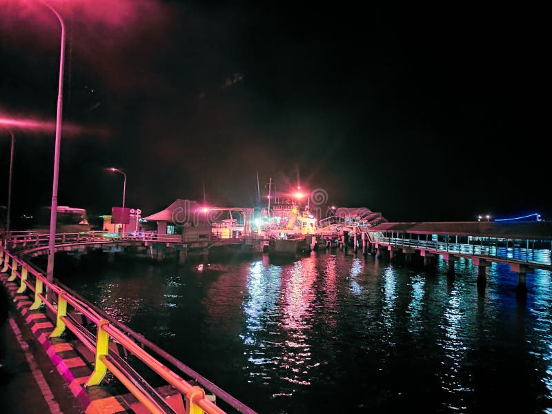 The Harbor Looks so Beautiful at Night, with the Lighting it Looks so ...