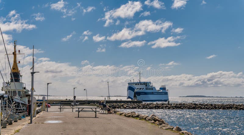 Harbor Marina in Faaborg on Funen in Denmark Stock Image - Image of ...