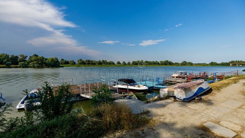 The Harbor of Mila 23 in the Danube Delta in Romania Editorial Stock ...