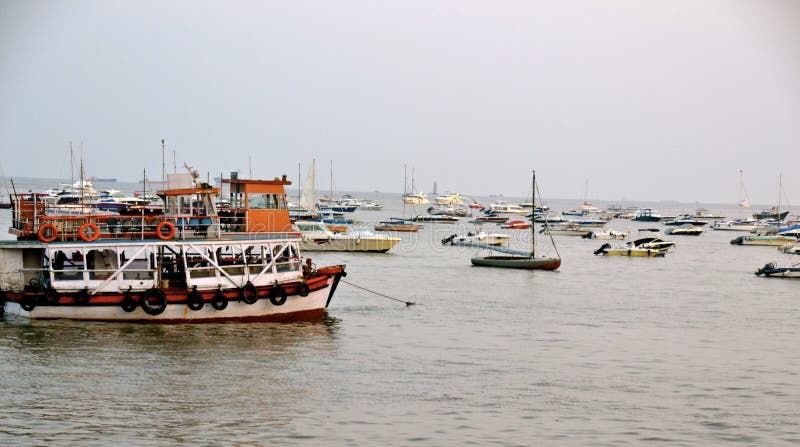 A Harbor in Mumbai stock photo. Image of multicolored - 63517926