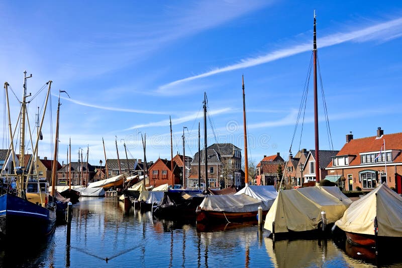 Harbor in the Netherlands stock photo. Image of environment - 13441750