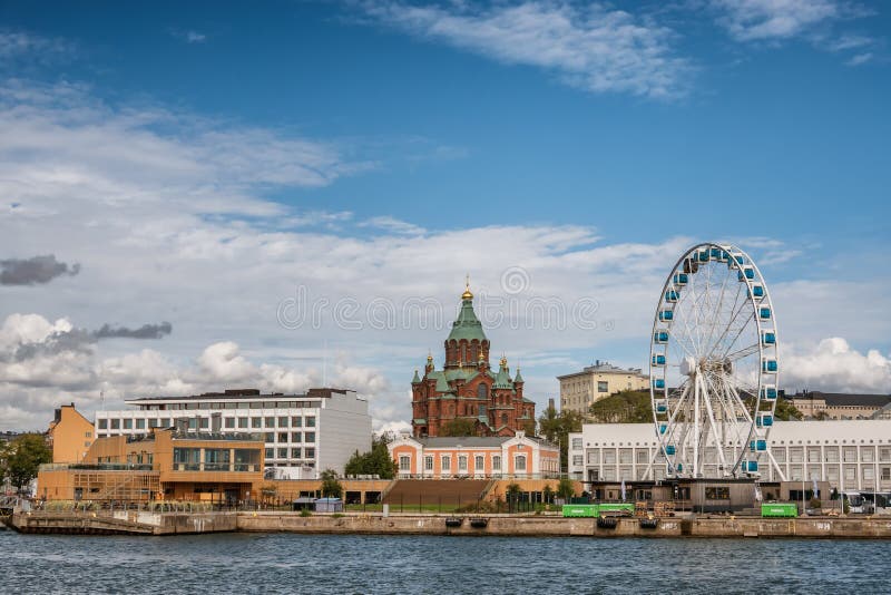 Harbor Outside Pools in Helsinki, Capital of Finland Editorial ...