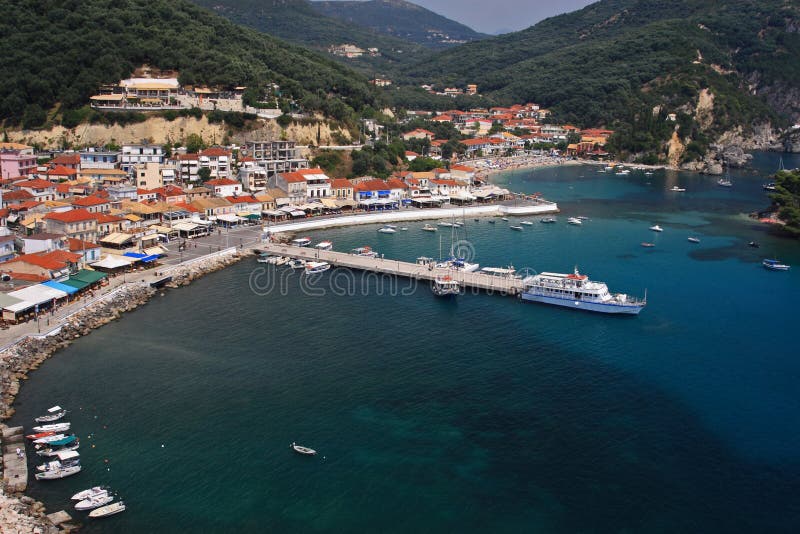 Venetian Castle of Parga Greece Stock Photo - Image of castle, greece ...