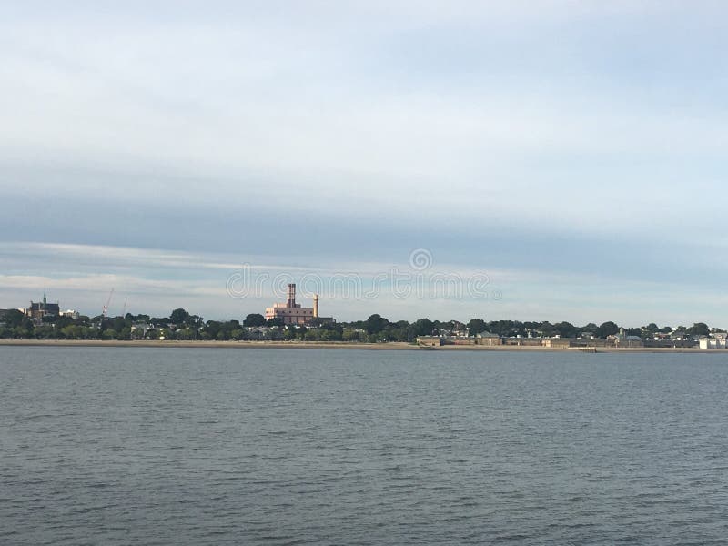 View Boston Bay from Harbor Point, Boston MA Stock Photo - Image of ...