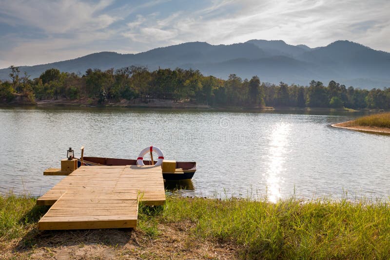 Harbor and see view stock image. Image of night, hope - 65660797
