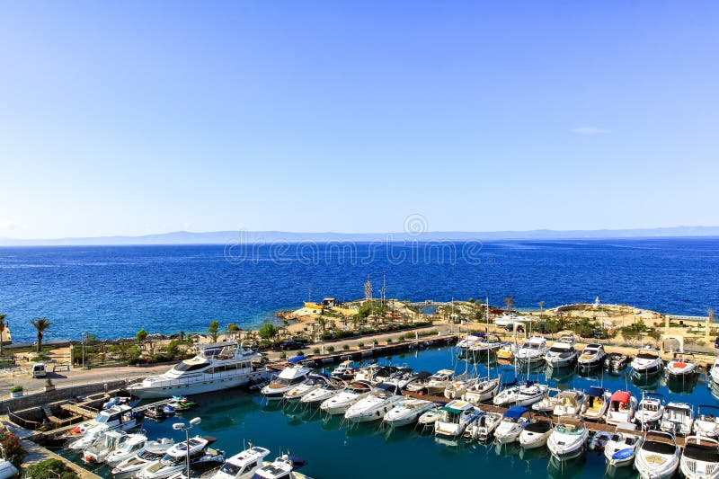 Harbor Harbor Seen from a Bird S Eye View Stock Photo - Image of view ...