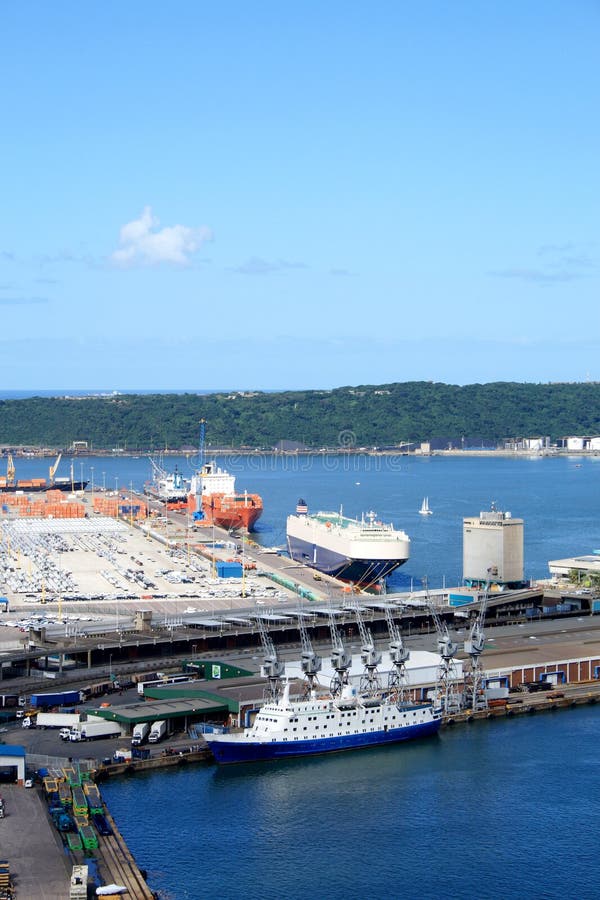 Harbor and shipping stock image. Image of durban, city - 5098427