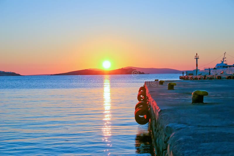 Harbor sunset stock image. Image of harbor, marina, mast - 2616321