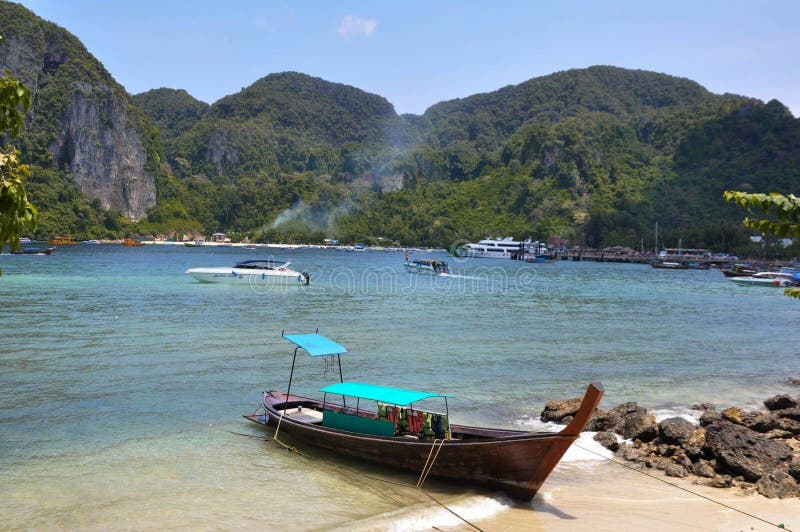 Harbor stock image. Image of harbor, nature, island, beautiful - 75914637