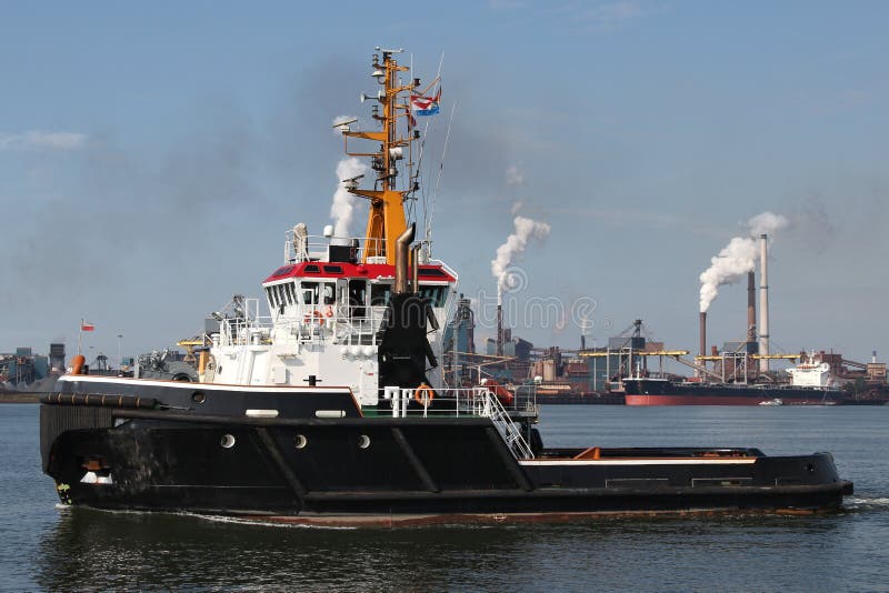 Harbor tugboat stock photo. Image of marine, navigation - 65329122
