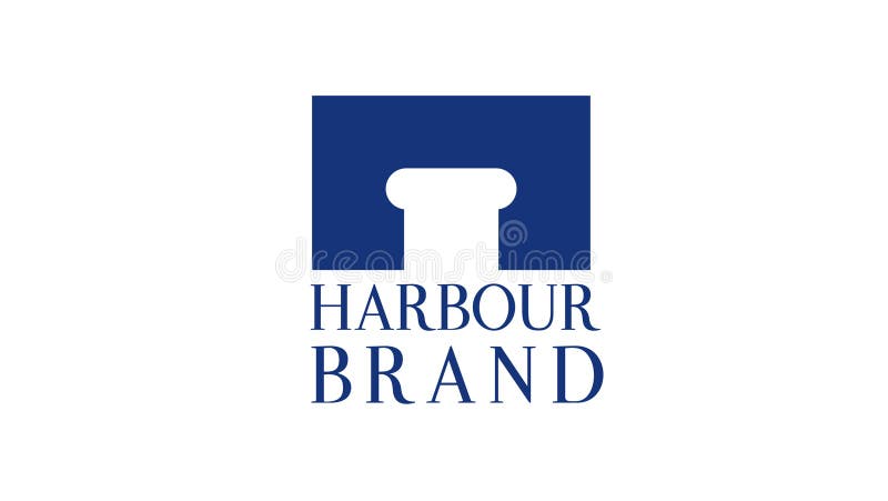 Harbor Vector Logo Design Template Stock Vector - Illustration of ...