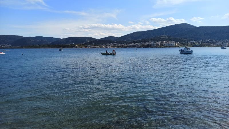 Harbor View in Porto Rafti Greece Stock Photo - Image of rafti ...