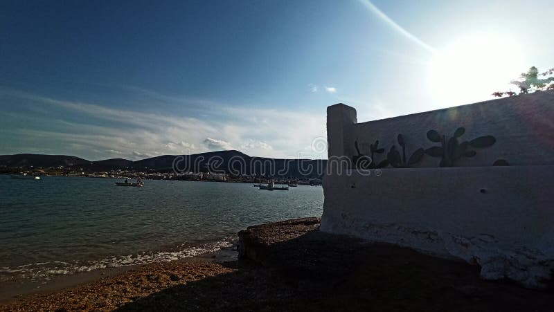Harbor View in Porto Rafti Greece Stock Image - Image of harbor ...