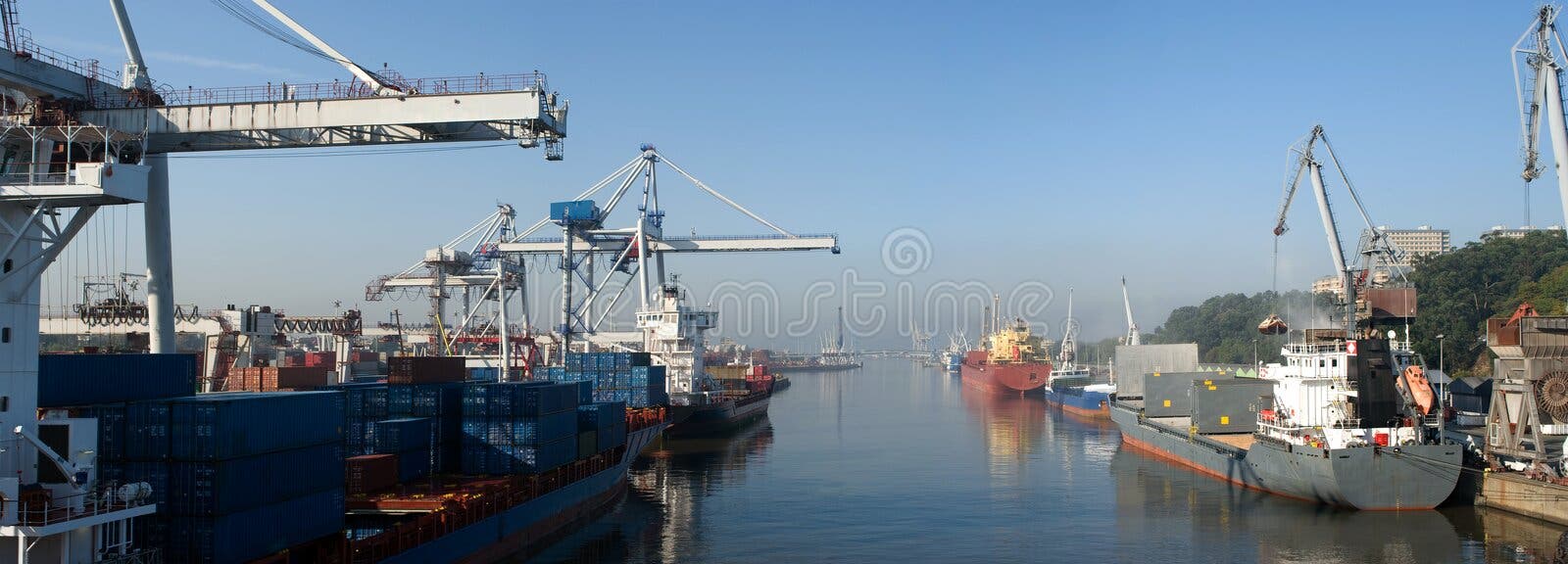 China Qingdao Port Container Terminal Editorial Image - Image of ...