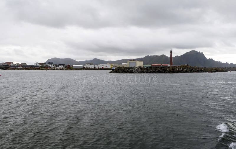 Harbour of Andenes stock photo. Image of andenes, norway - 79401570