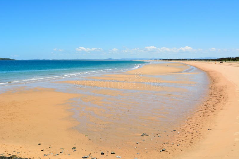 Harbour Beach in Mackay, Australia. Stock Image - Image of australian ...