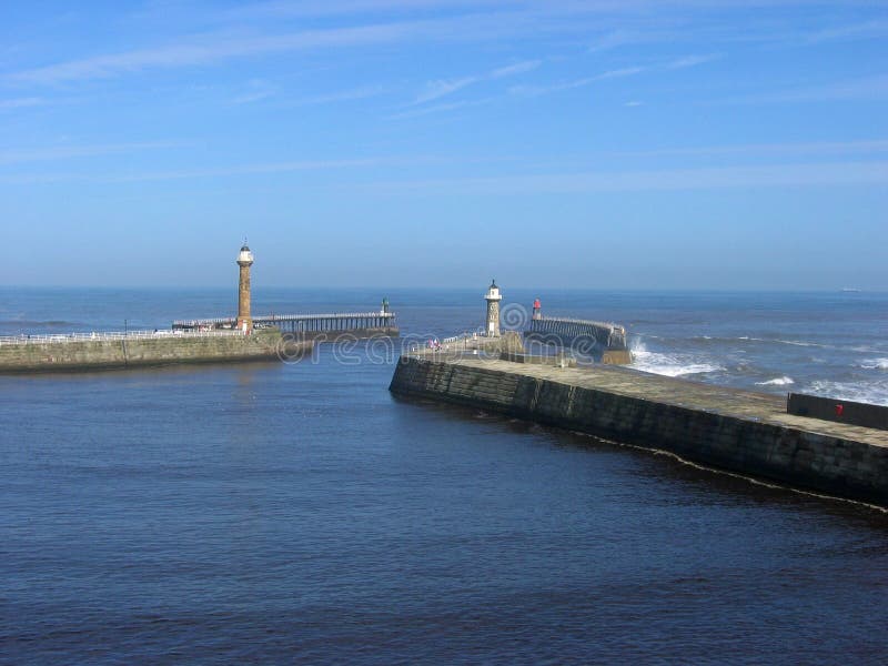 Harbour with Defensive Walls Stock Photo - Image of inlet, defence: 1014824
